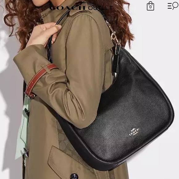 Coach | Bags | Coach Jules Hobo Black Leather Shoulder Bag | Poshmark